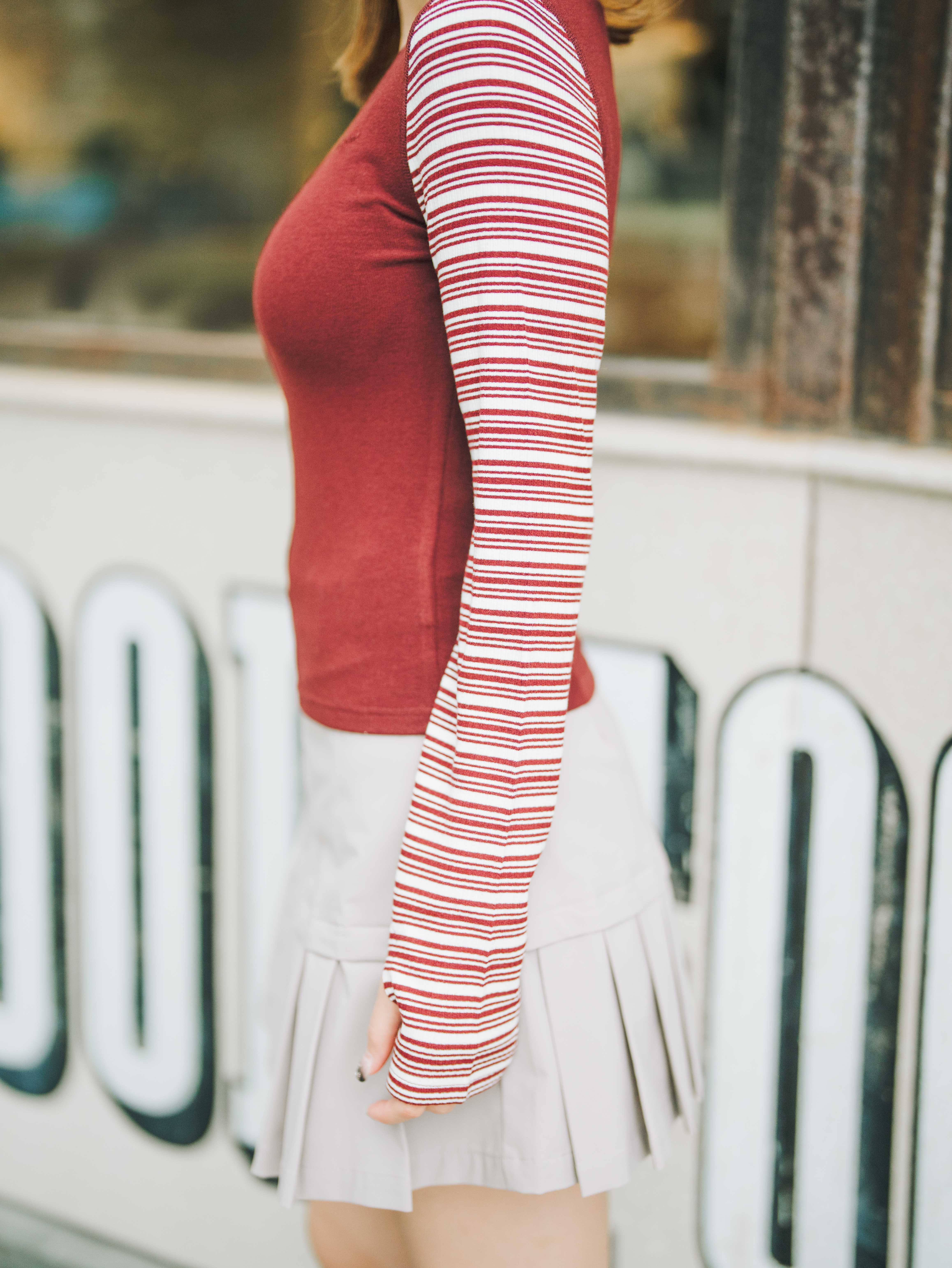 F234163 Basic Stripe Tee